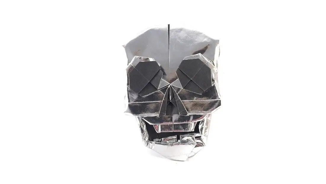 Origami Skull, by Quentin Trollip - Origami Expressions