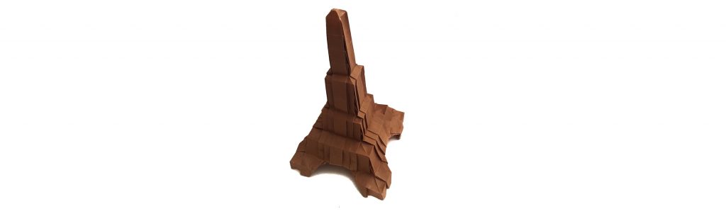 Origami Eiffel Tower - Takes Me Back to Paris! - Origami Expressions